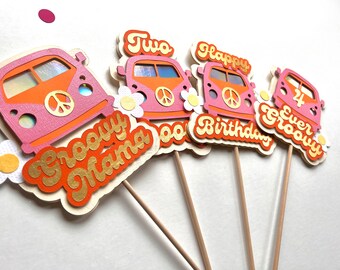 Groovy Cake Topper - Etsy