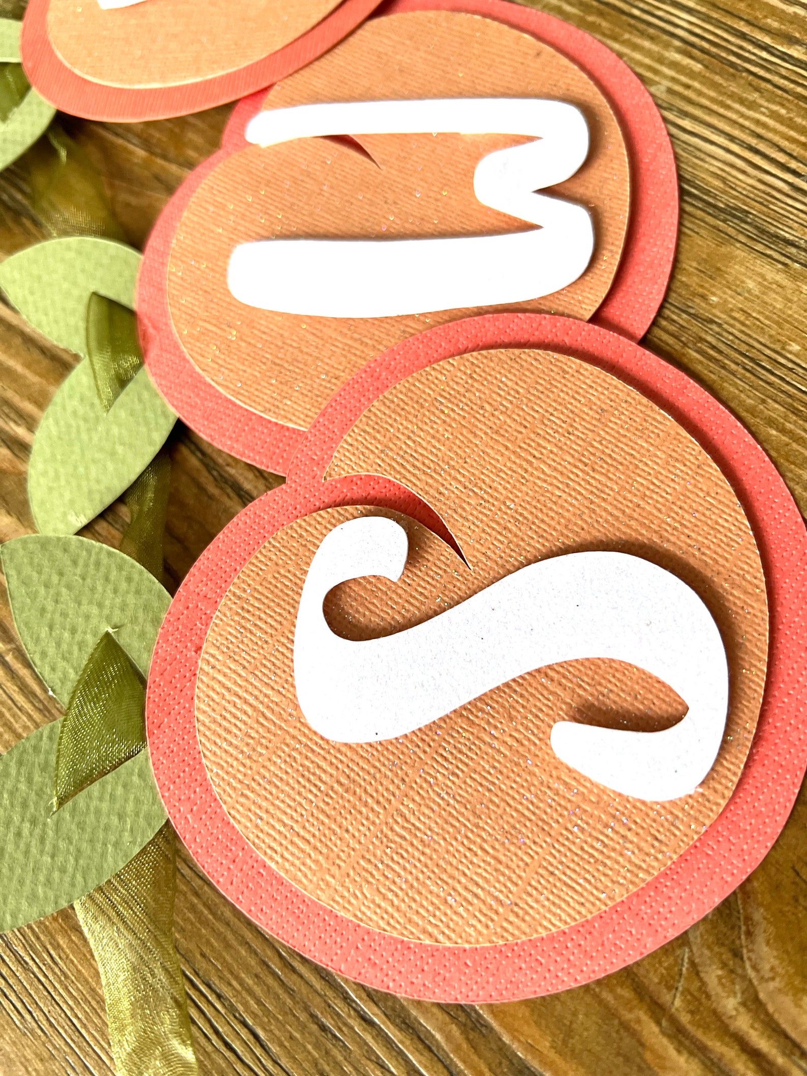 PEACH Birthday Decor Sweet as a Peach Photo Banner 1st | Etsy