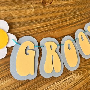 GROOVY Birthday Decor Two Groovy Sign - Etsy