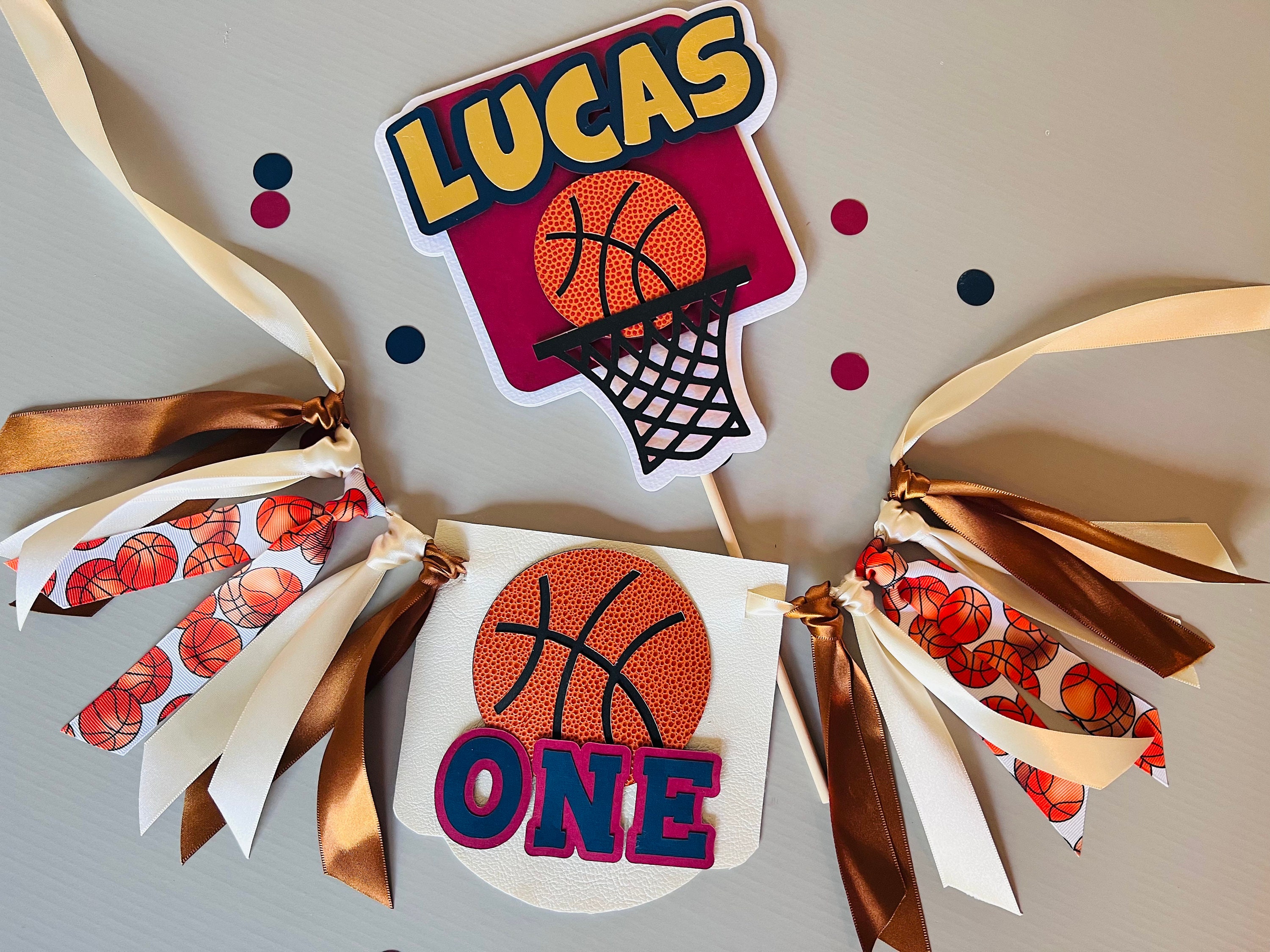 Basketball Milestones Garland Basketball First Birthday - Etsy
