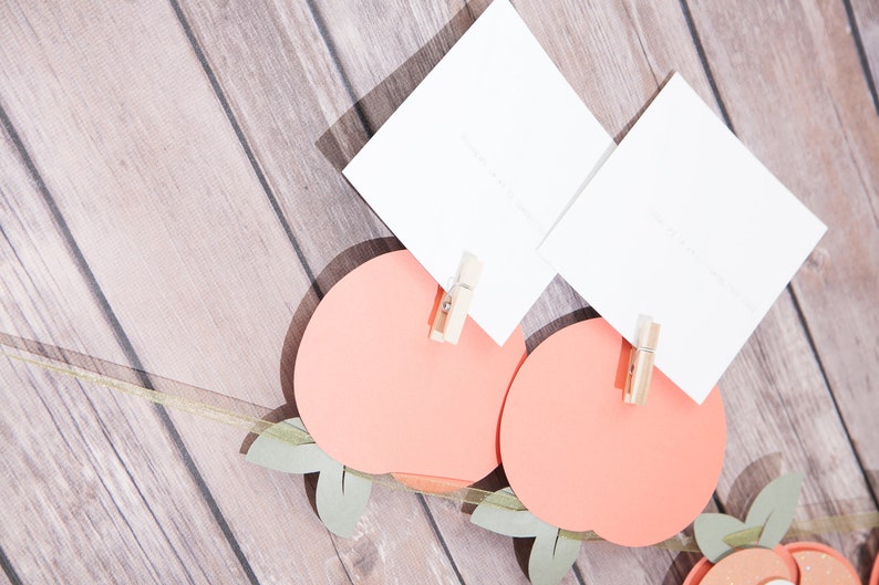 PEACH Birthday Decor - Sweet as a Peach | Photo Banner | 1st Birthday ...