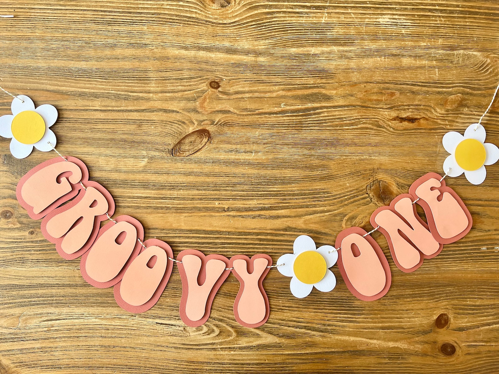 GROOVY Birthday Decor Two Groovy Sign - Etsy