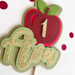 APPLE CAKE TOPPER - Etsy
