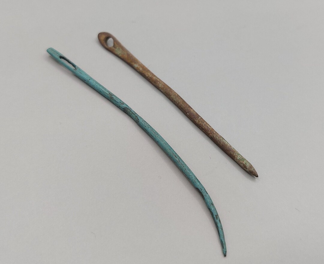 Two Authentic Viking Needle / Ancient Viking Needle / Medieval Needle ...