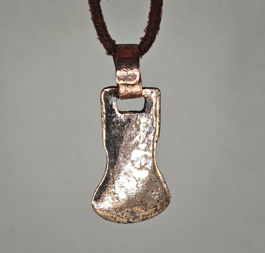 Authentic Bronze Viking Ax Pendant / Battle Ax Amulet / War Gift ...