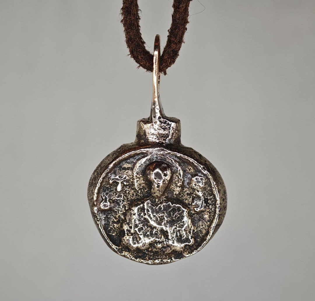 Byzantine Pendant With a Saint. Byzantine Amulet. Byzantine Artifacts ...