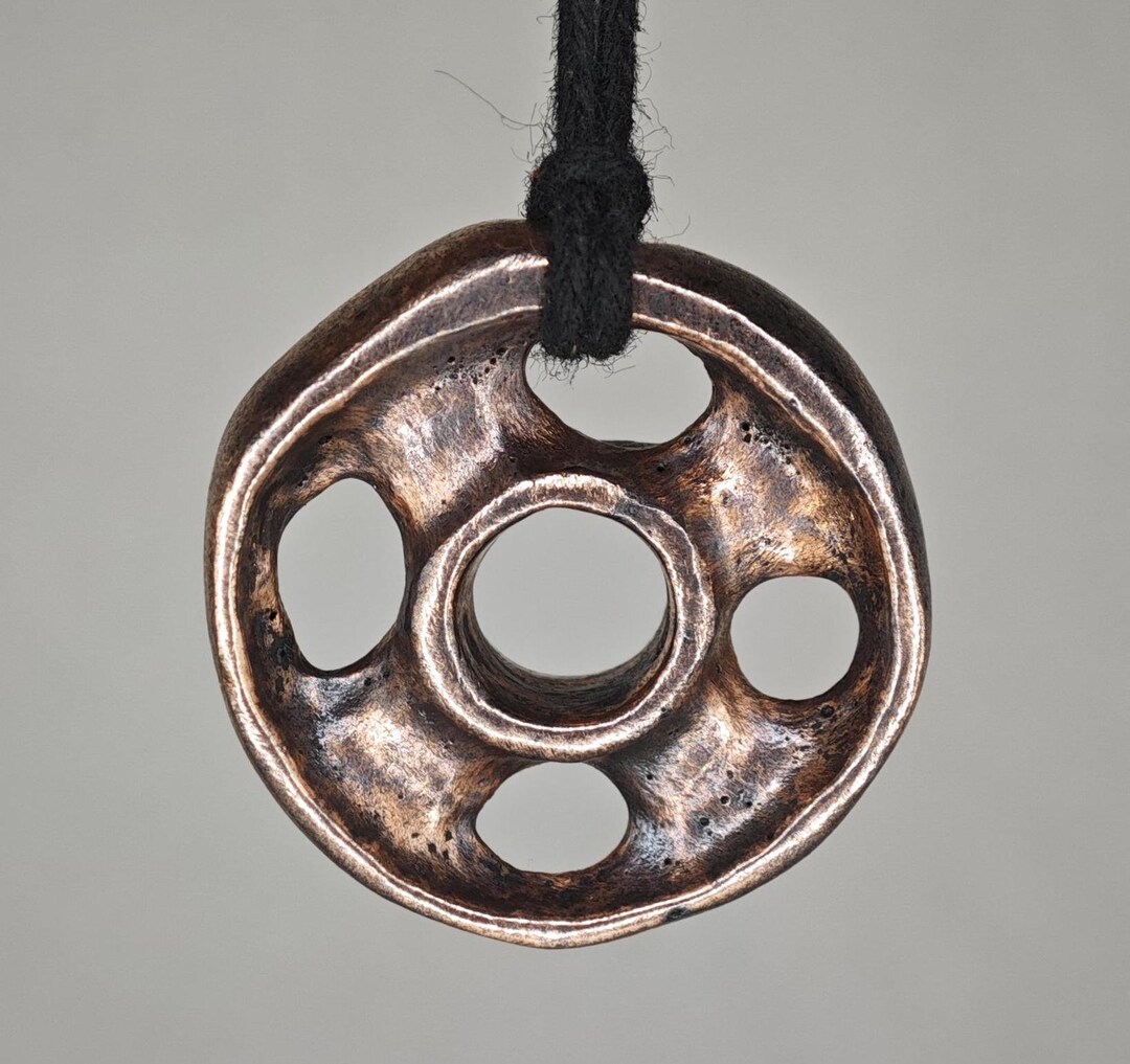 Ancient Celtic Bronze Wheel Amulet-pendant / Solar Amulet / Taranis ...