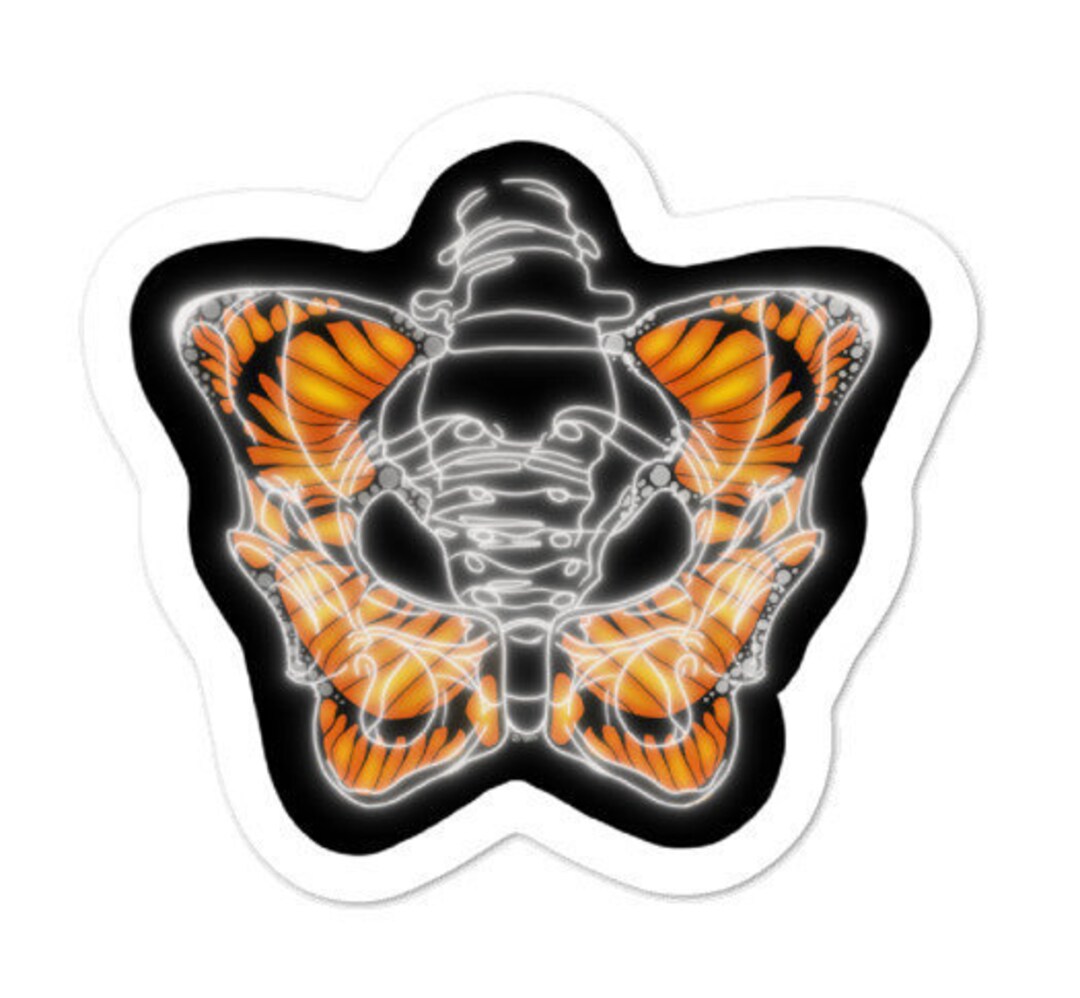 Vinyl Sticker | "i'll Fly Away" Sticker | Butterfly | Bones | Nature ...