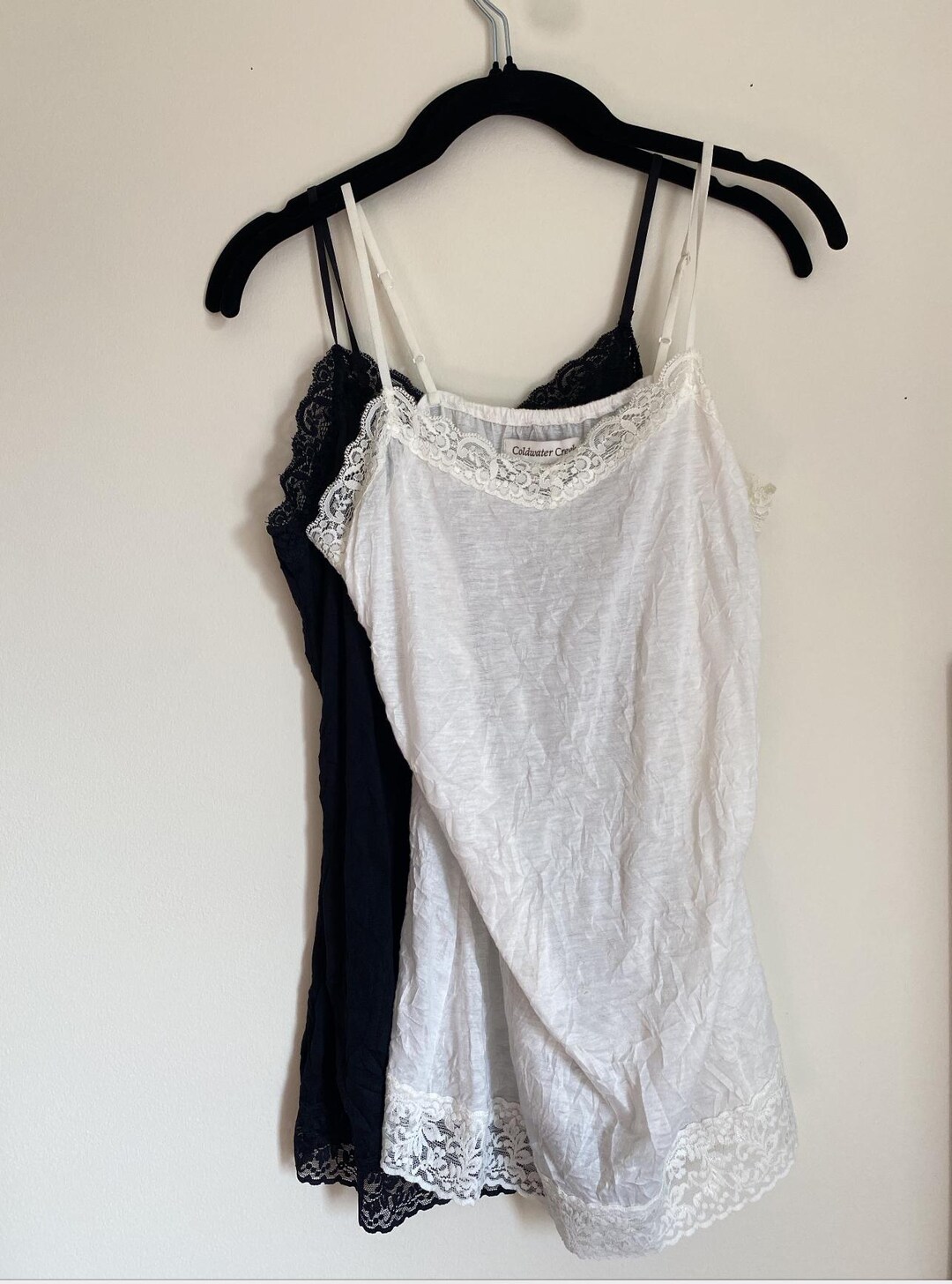 Vintage Layered Lace Tanks // Set of 2 - Etsy