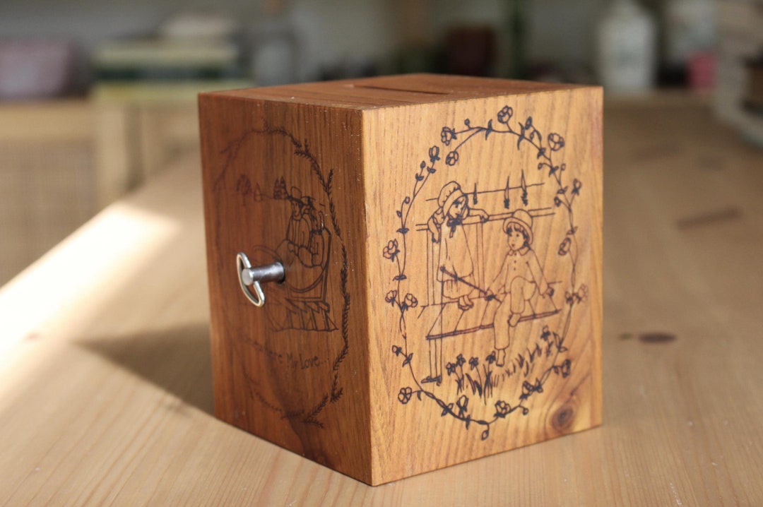 1976 Vintage Wooden Music Bank / Toystalgia, Golden Valley MN 1976 - Etsy