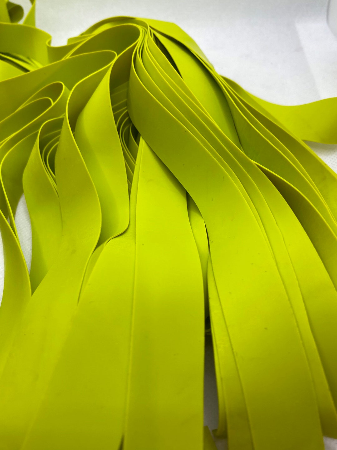 MATURE Lime Green Latex Flogger, Various Lengths Vegan Friendly - Etsy