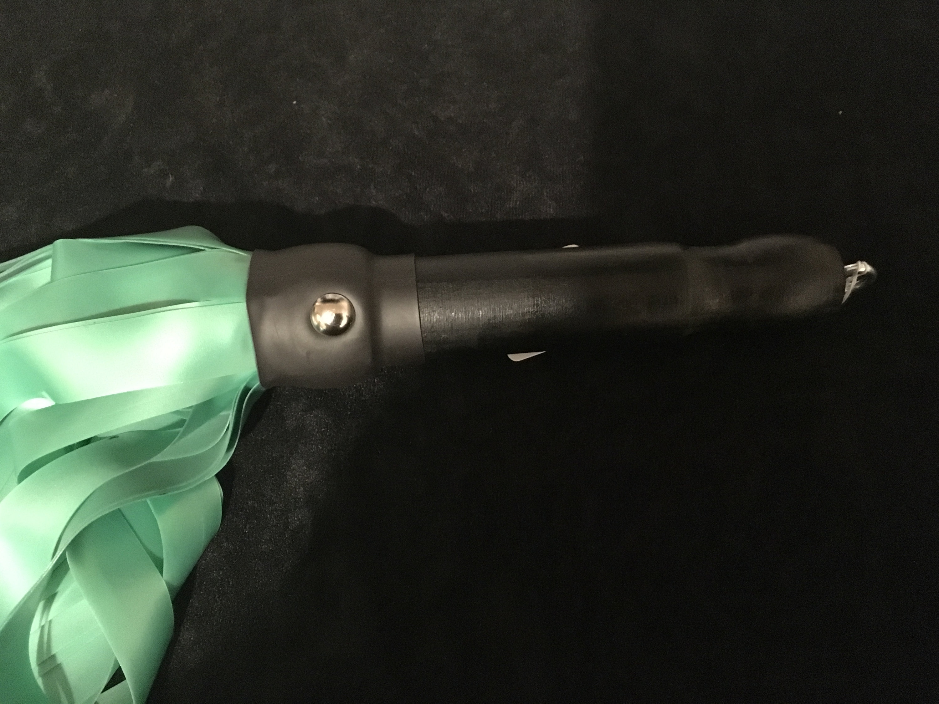 Lime Green Latex Flogger, Various Lengths & Handles, Vegan Friendly