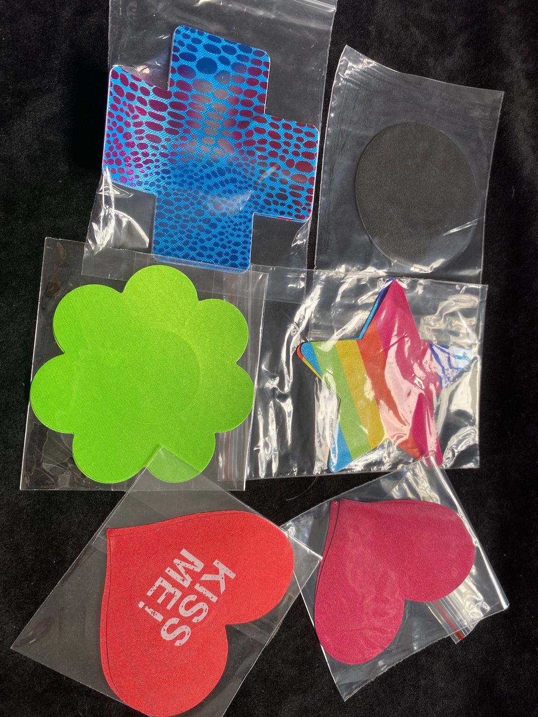 Nipple Pasties Various Shapes & Colours - Etsy