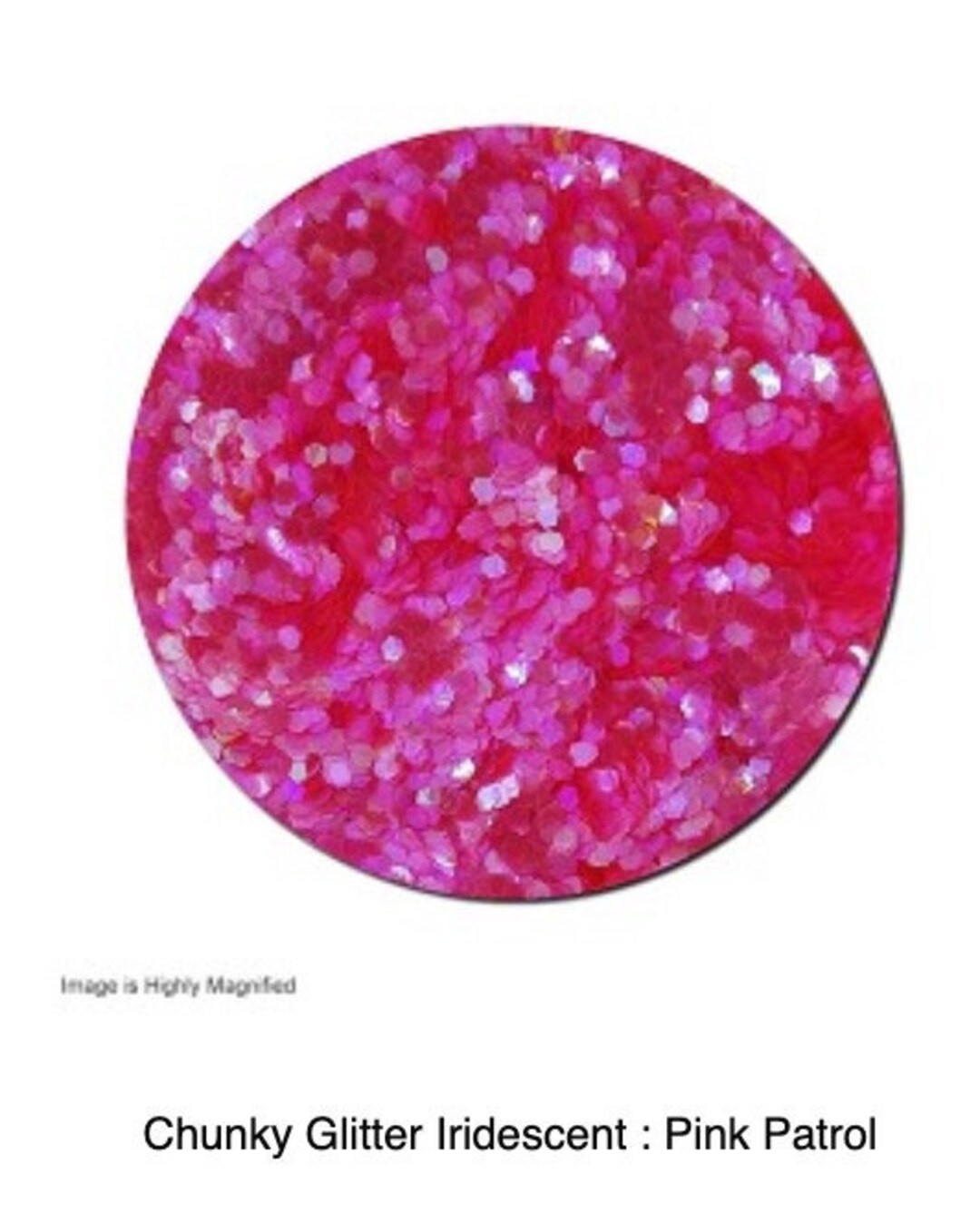 Pink Patrol:chunky Glitter Iridescent / Polyester/ Fadeless Glitter/ 1 ...