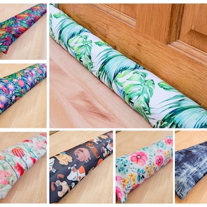 Custom Filled Door Draft Stopper | Filled With Sand Door Snake ...