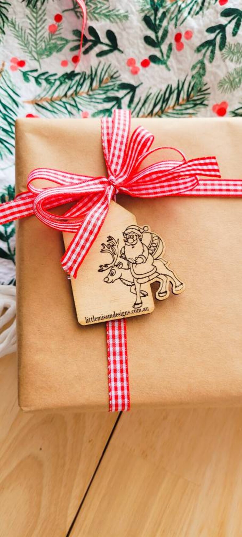 Reusable Gift Tags Timber / Wood With Blackboard Backing - Etsy