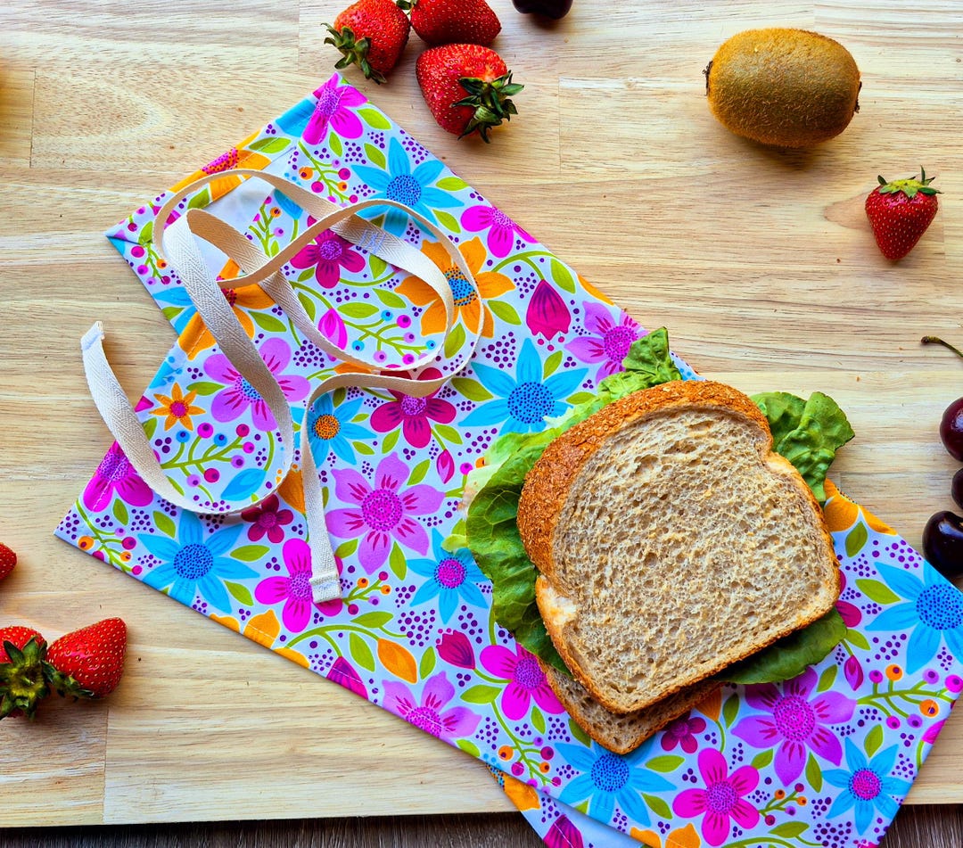 Reusable Food Wraps | Vegan Sandwich Wraps | Washable Reusable Zero ...