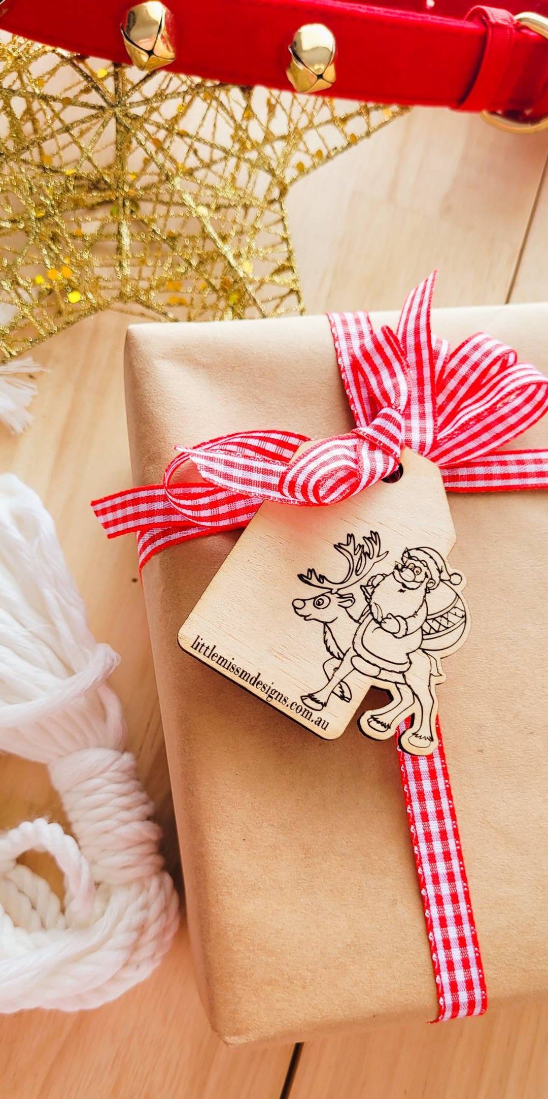 Reusable Gift Tags Timber / Wood With Blackboard Backing - Etsy