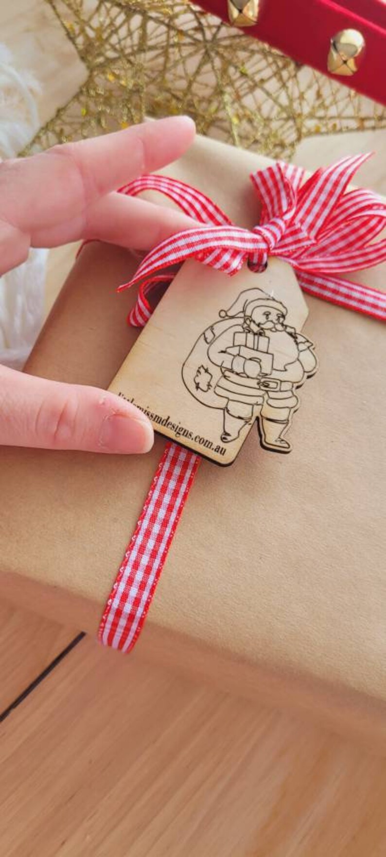 Reusable Gift Tags Timber / Wood With Blackboard Backing - Etsy