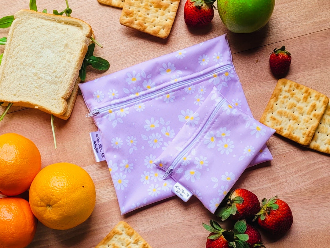 Reusable Food Bag Alternative to Plastic & Silicone Zero Waste Sandwich ...