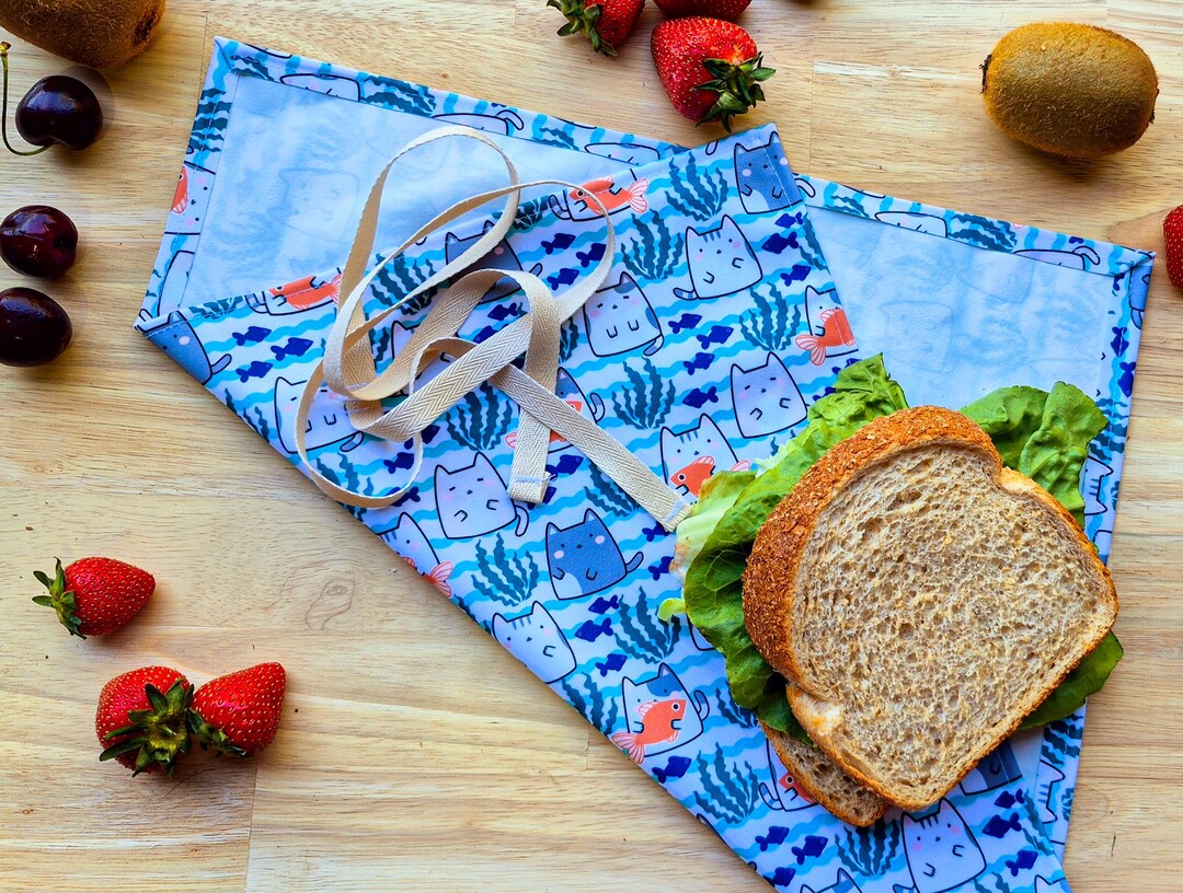 Reusable Food Wraps | Vegan Sandwich Wraps | Washable Reusable Zero ...