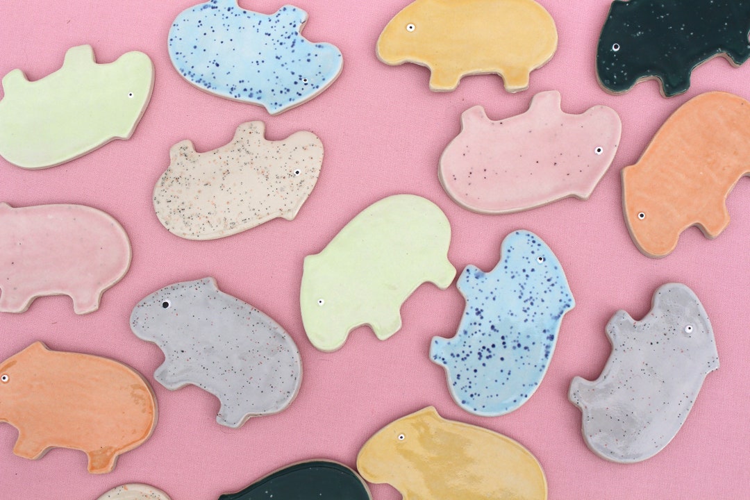 Magnet Wombat Ceramic - Etsy Australia