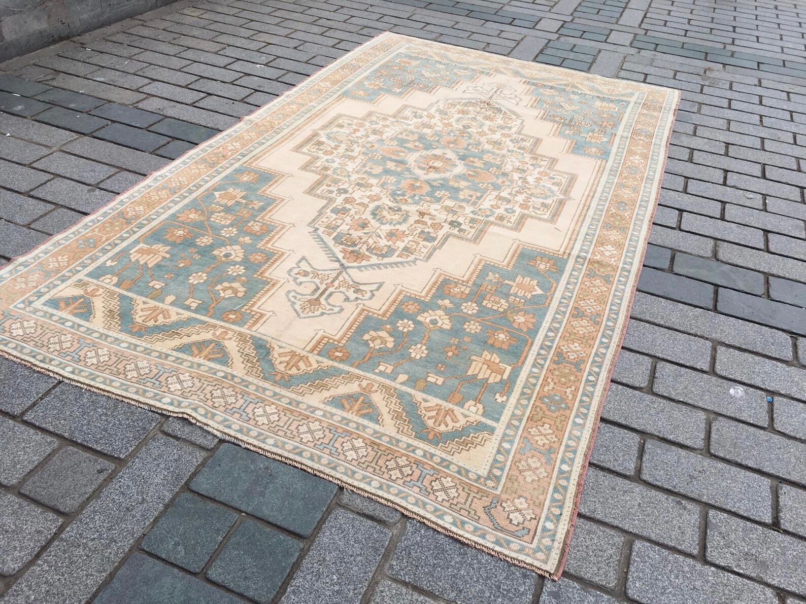 Large Turkish Rug Vintage Rug 5.9x10.5 ft Home rug Floor | Etsy