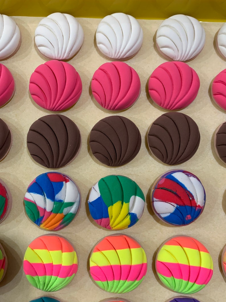 Clay Conchas Conchitas Mexican Pan Dulce Múltiple Colors & Sizes Day of ...