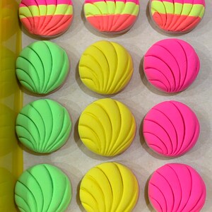 Clay Conchas Conchitas Mexican Pan Dulce Múltiple Colors & Sizes Day of ...