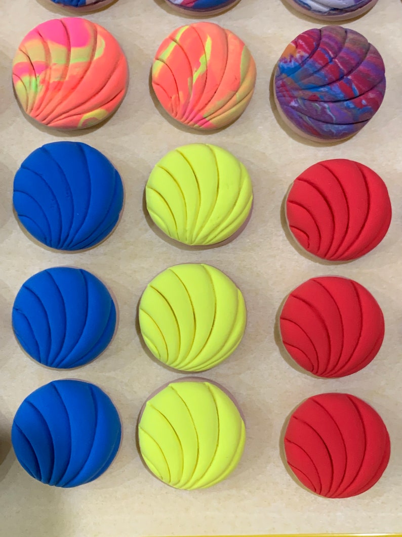 Clay Conchas Conchitas Mexican Pan Dulce Múltiple Colors & Sizes Day of ...