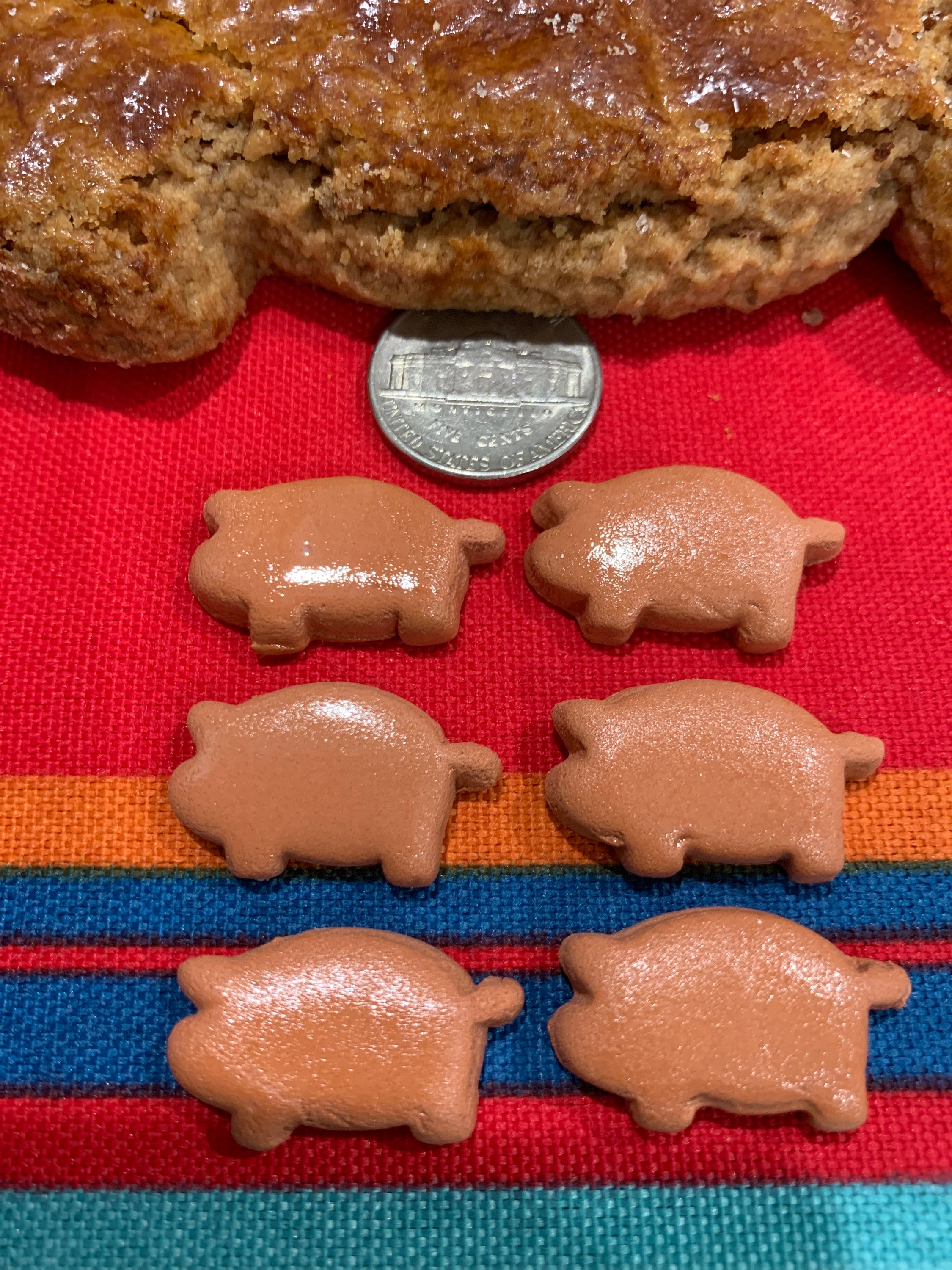 Clay Miniature Puerquito Mexican Sweet Bread PAN Mexicano - Etsy