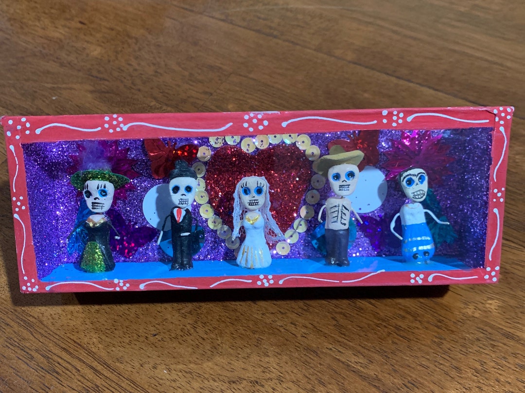 Day of the Dead Nicho Shadow Box Mexican - Etsy