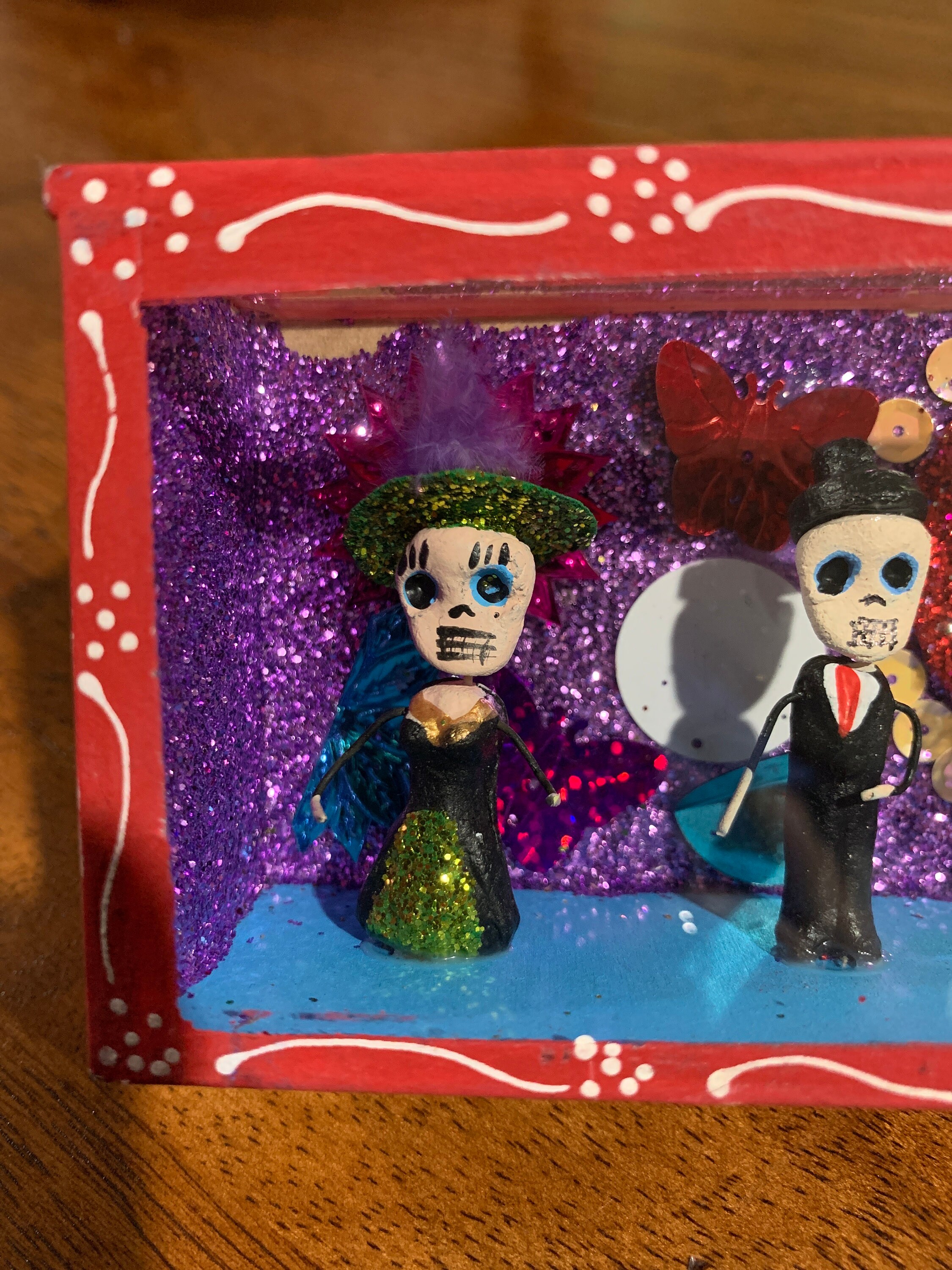 Day of the Dead Nicho Shadow Box Mexican - Etsy