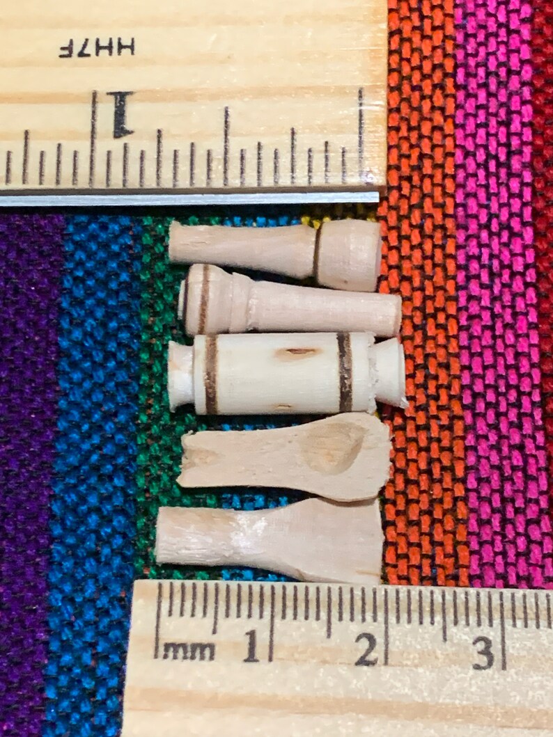 Set 5 TEENY TINY Mini Mexican Miniatures Utensils Spoon Molanillo ...