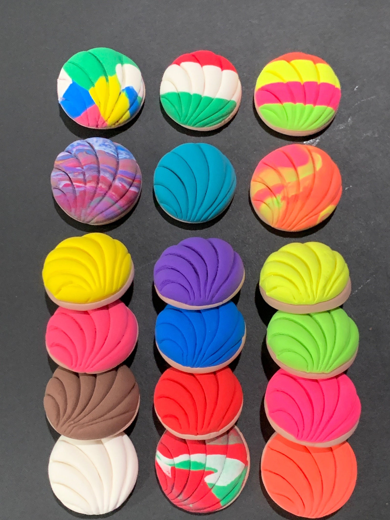 Clay Conchas Conchitas Mexican Pan Dulce Múltiple Colors & Sizes Day of ...