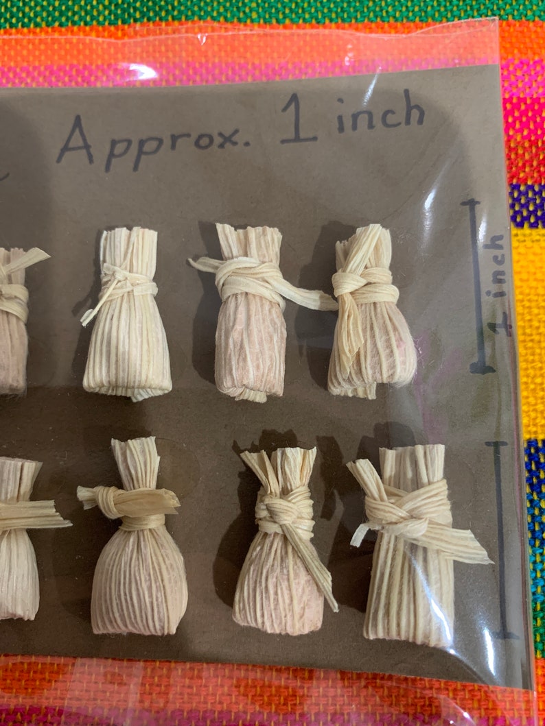 Mini-tamales Mexican Miniature Corn Husk - Etsy
