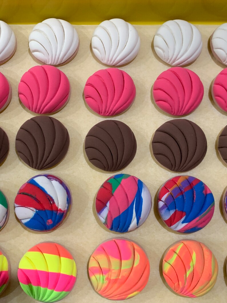 Clay Conchas Conchitas Mexican Pan Dulce Múltiple Colors & Sizes Day of ...