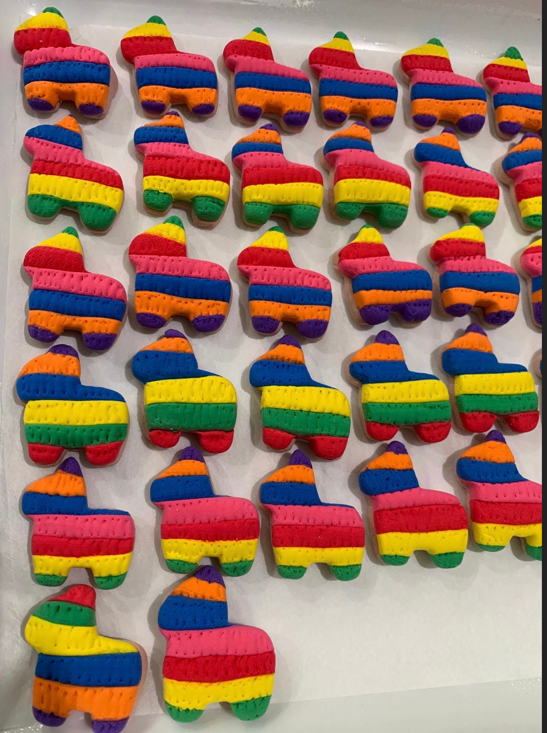Miniature Piñata Clay Bow Charms - Etsy