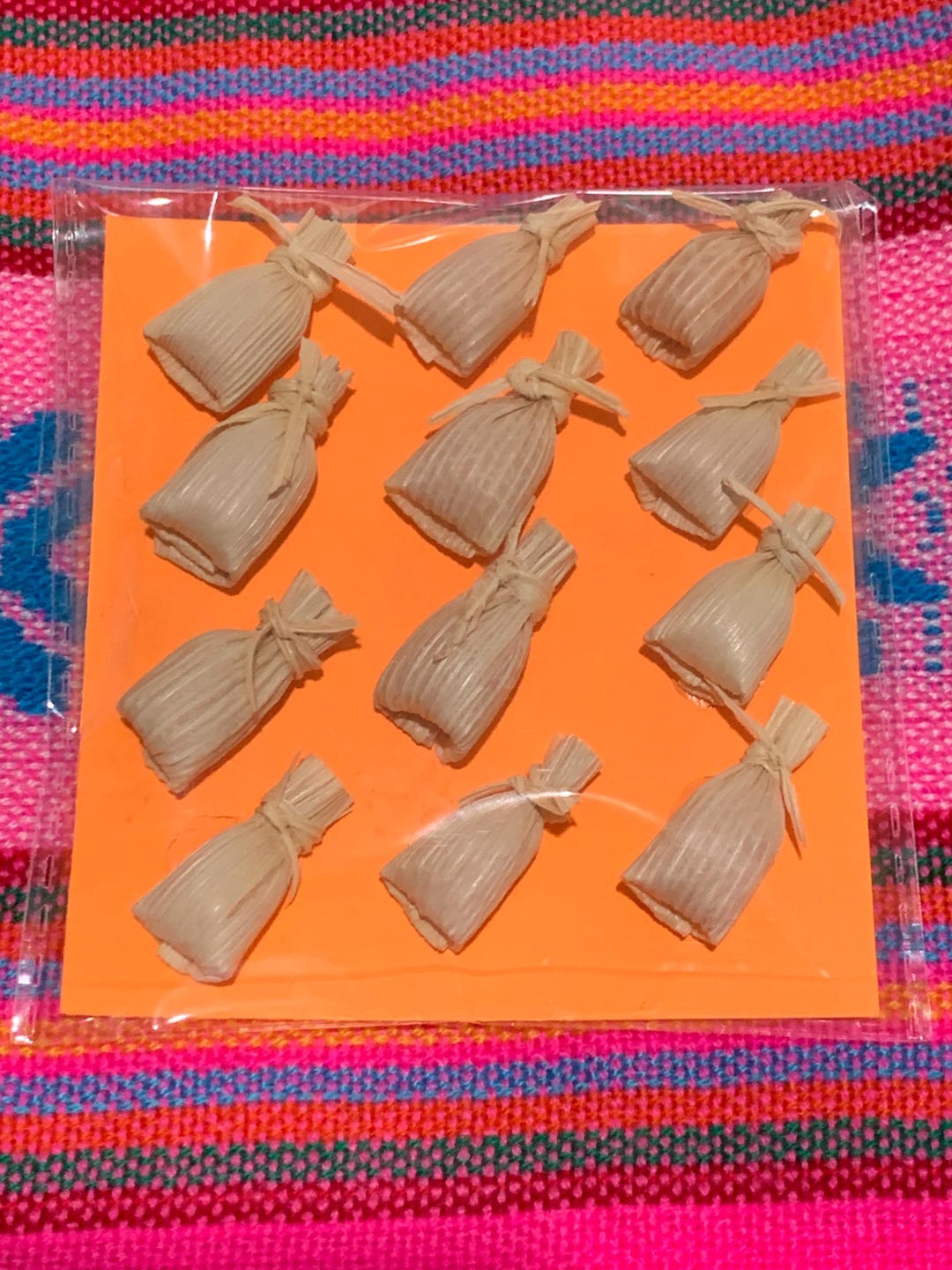 1 Doz. 12 Mini-tamales Mexican Miniature Corn Husk - Etsy