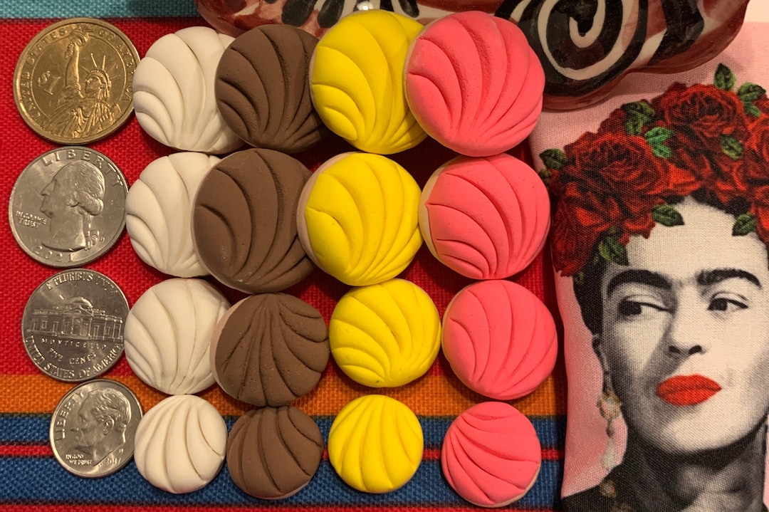 Miniature Concha’s Mexican Sweet Bread PAN Mexicano PAN Dulce - Etsy