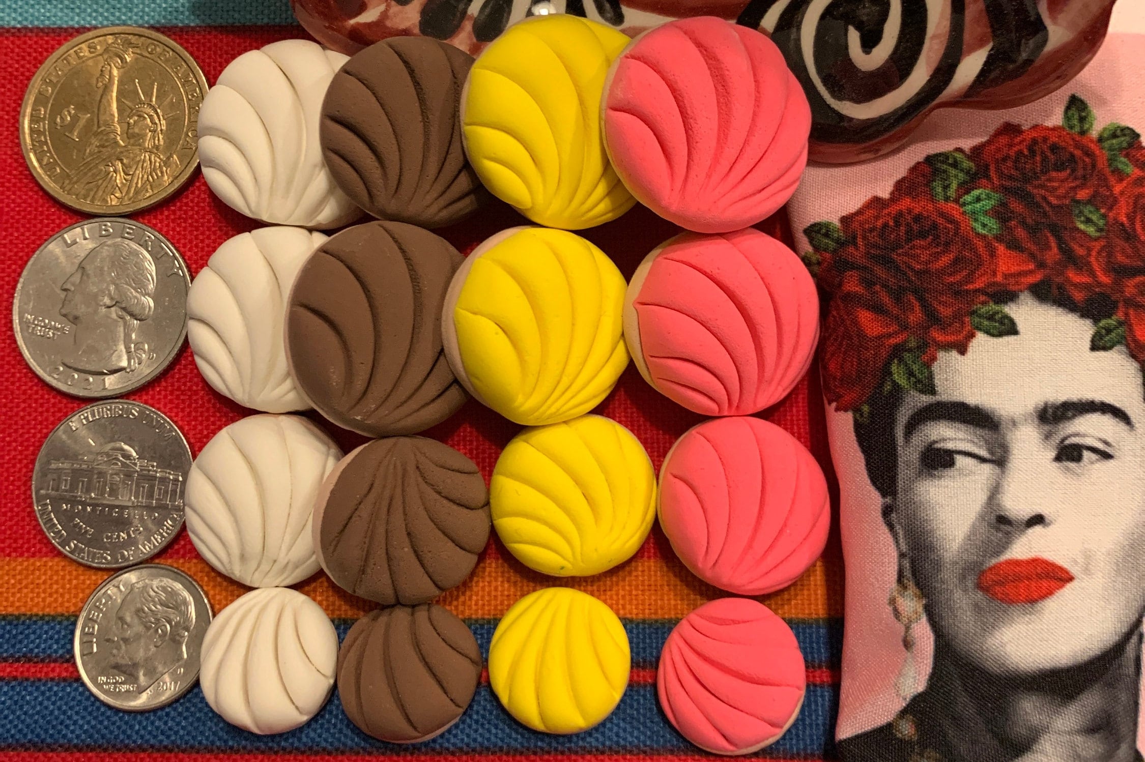 Miniature Concha’s Mexican Sweet Bread PAN Mexicano PAN Dulce - Etsy