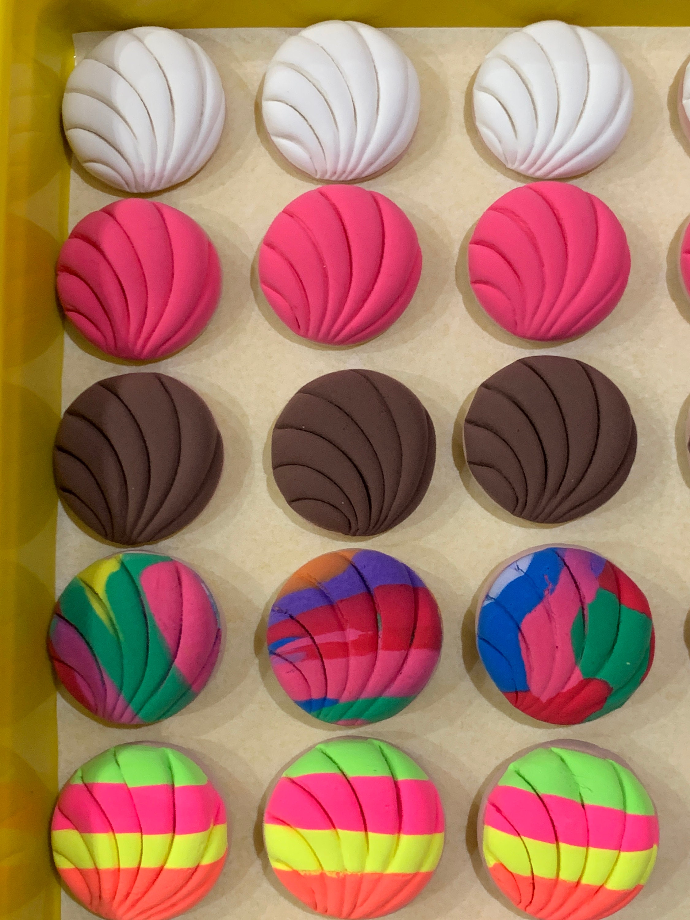 Clay Conchas Conchitas Mexican Pan Dulce Múltiple Colors & Sizes Day of ...