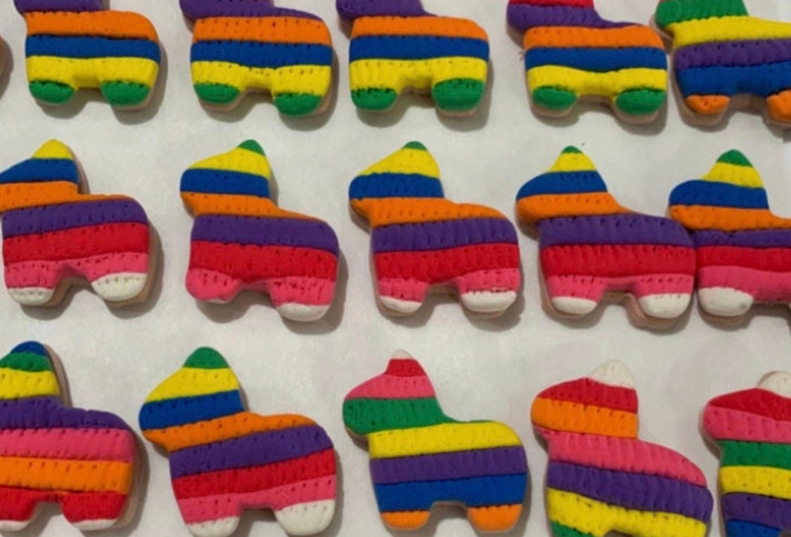 Miniature Piñata Clay Bow Charms - Etsy