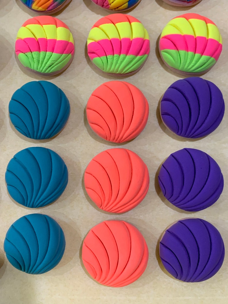 Clay Conchas Conchitas Mexican Pan Dulce Múltiple Colors & Sizes Day of ...