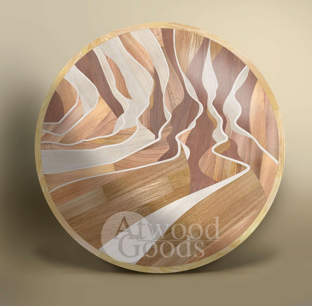 Wood Floor Medallion Wood Floor Inlay Abstract Theme Inlay Mosaic Tile ...