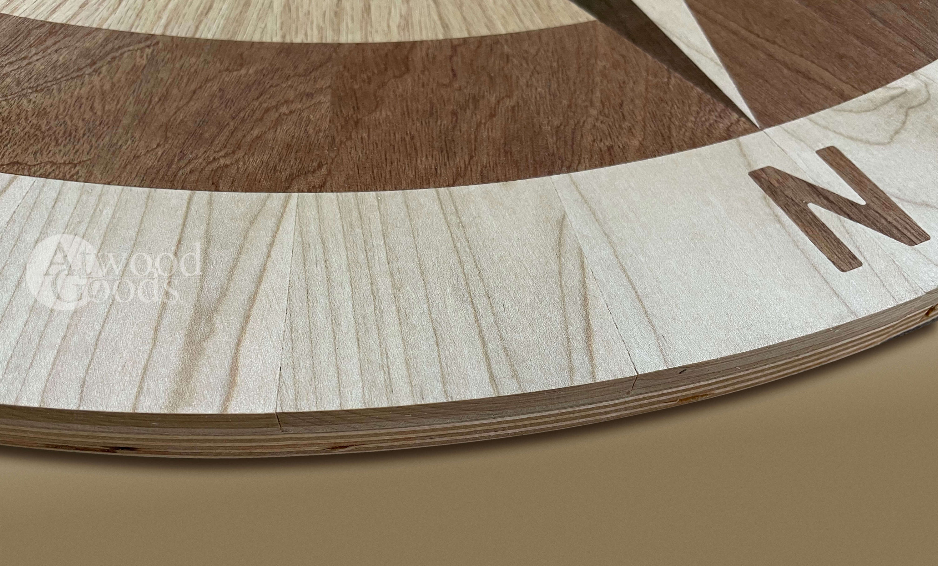 Wood Floor Medallion Bay Compass Rose Inlay Wooden Etsy