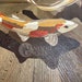 Wood Floor Medallion three Koi Wood Floor Inlay Japanese Fish Koi Fish ...