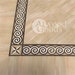 Wood Floor Border "hellenic Way" Wooden Floor Inlay Floor Decorative ...