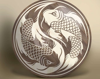 Fish Inlay Template Wood - Etsy