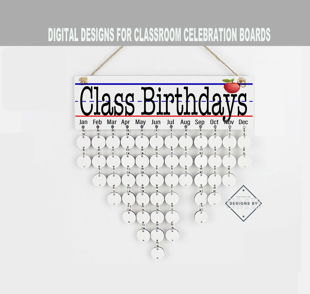 Digital PNG, Teacher Notebook, Apple, Classroom Birthday Celebrations ...
